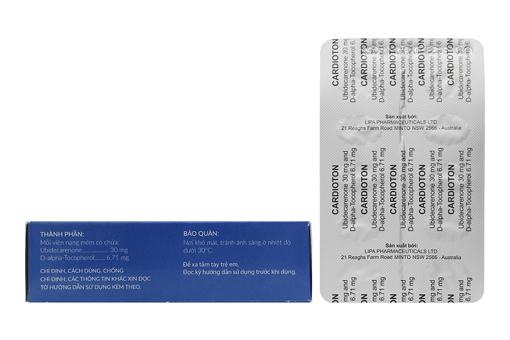 Thuốc Cardioton 30mg trị tăng huyết áp và thiếu máu ở tim - 04/2026 ...