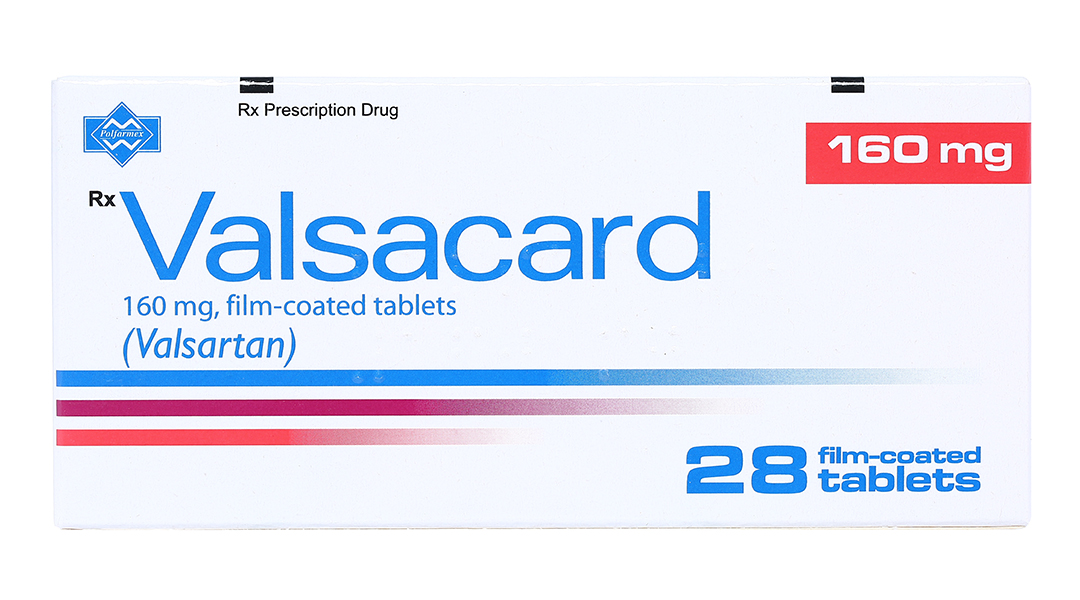 Valsacard 160mg trị tăng huyết áp, suy tim (4 vỉ x 7 viên) - 08/2025 ...