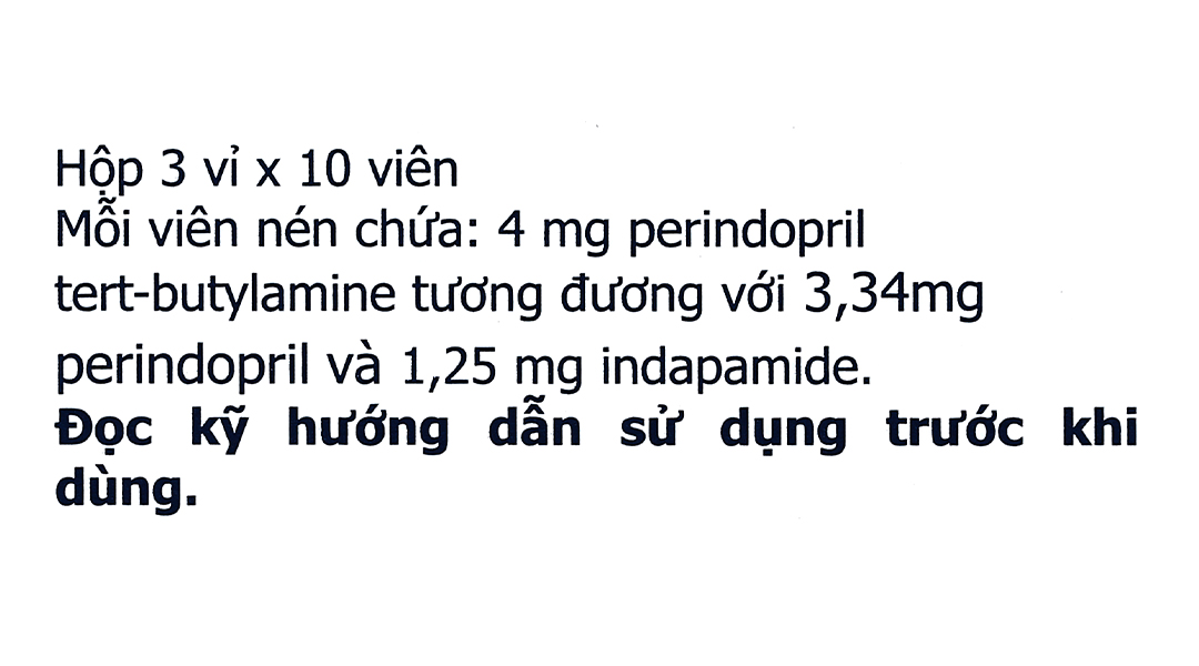 Prenewel 4mg/1.25mg Tablets trị tăng huyết áp (3 vỉ x 10 viên) - 08/ ...