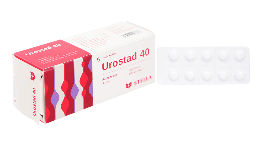 Thuốc Urostad 40 trị phù phổi cấp, phù do tim, gan, thận - 11/2025 ...