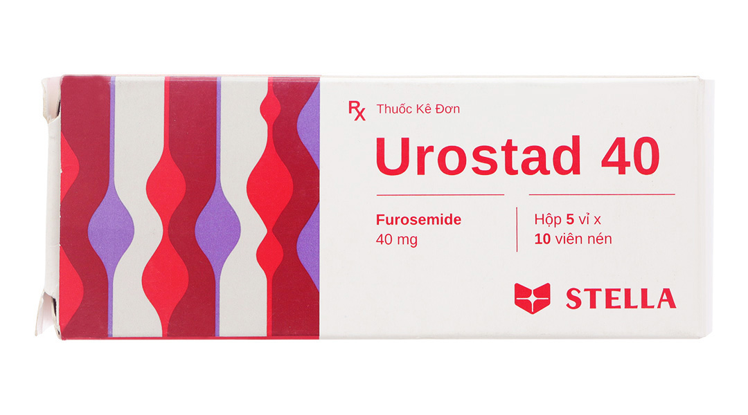 Thuốc Urostad 40 trị phù phổi cấp, phù do tim, gan, thận - 11/2025 ...