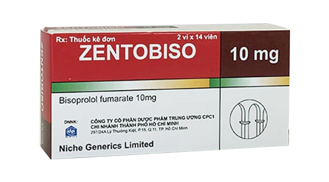 Thuốc Zentobiso 10mg trị suy tim mãn tính ổn định - 12/2024 ...