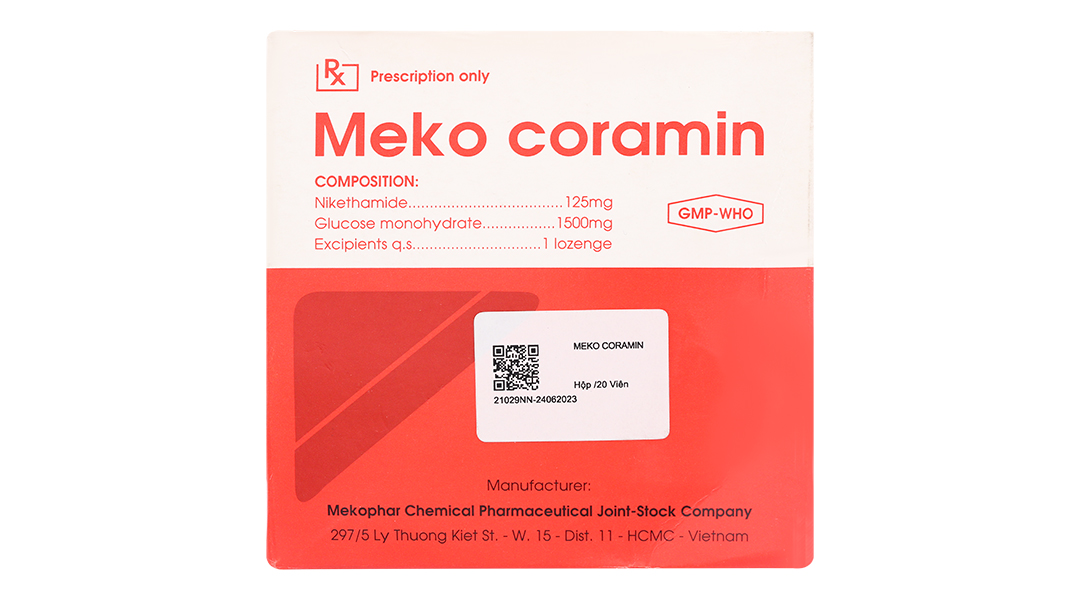 Thuốc Meko Coramin trị suy hô hấp, suy tuần hoàn - 12/2025 ...