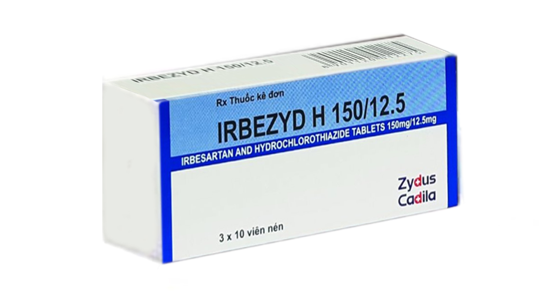 Irbezyd H 150/12.5 trị tăng huyết áp (3 vỉ x 10 viên) - 04/2026 ...