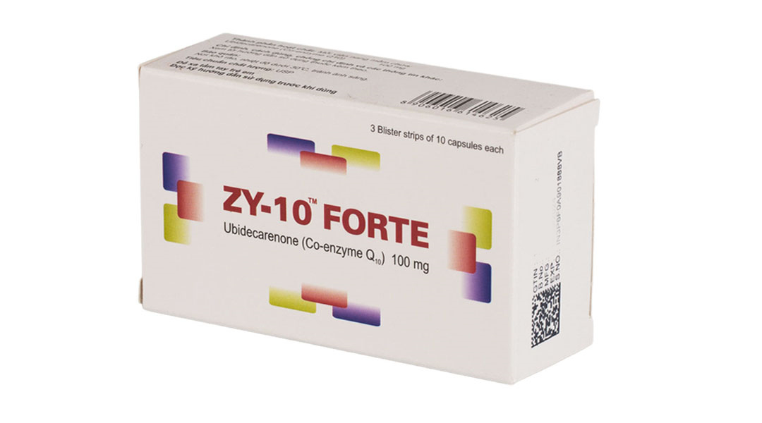 ZY-10 Forte 100mg trị bệnh tim mạch (3 vỉ x 10 viên) - 09/2024 ...