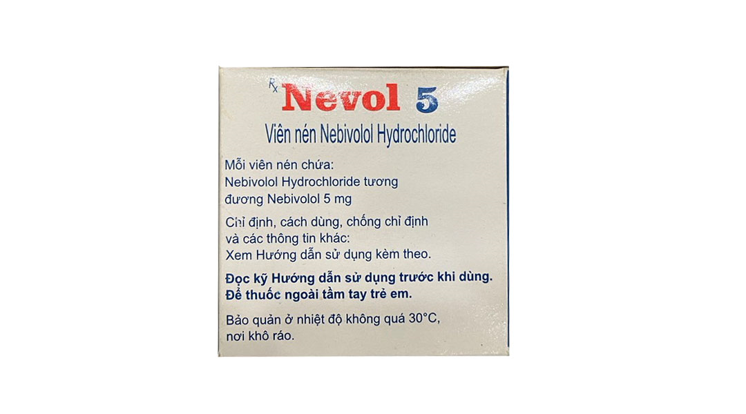 Nevol 5 trị tăng huyết áp vô căn (10 vỉ x 10 viên) - 09/2024 ...