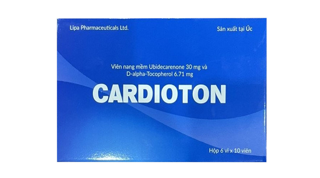 Cardioton trị thiểu năng tuần hoàn, thiếu máu ở tim (6 vỉ x 10 viên ...
