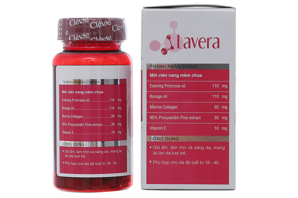 Lavera hộp 30 viên uống giúp giữ ẩm, sáng mịn và tươi trẻ làn da - 10/ ...