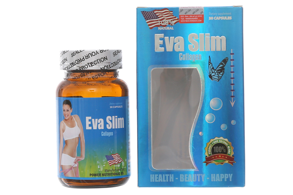 Evaslim Collagen Hộp 30v - 03/2026 | nhathuocankhang.com