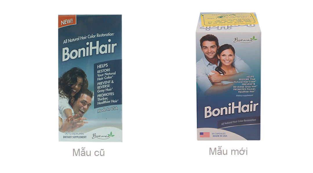 Thực phẩm bảo vệ sức khỏe Boni Hair hộp 30 viên - 01/2026 ...