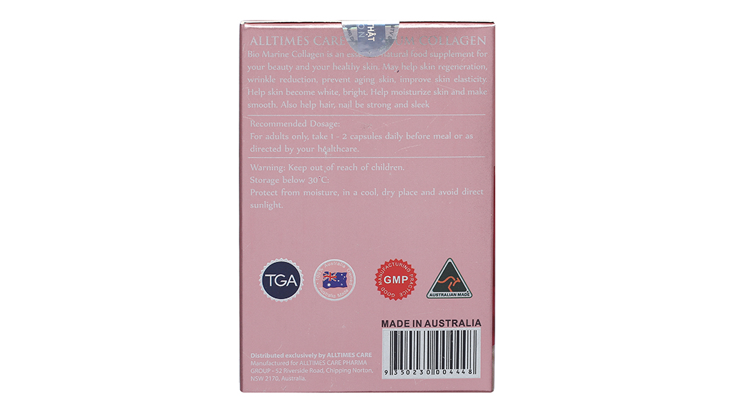 Alltimes Care Platinum Collagen hộp 60 viên - 06/2026 | nhathuocankhang.com