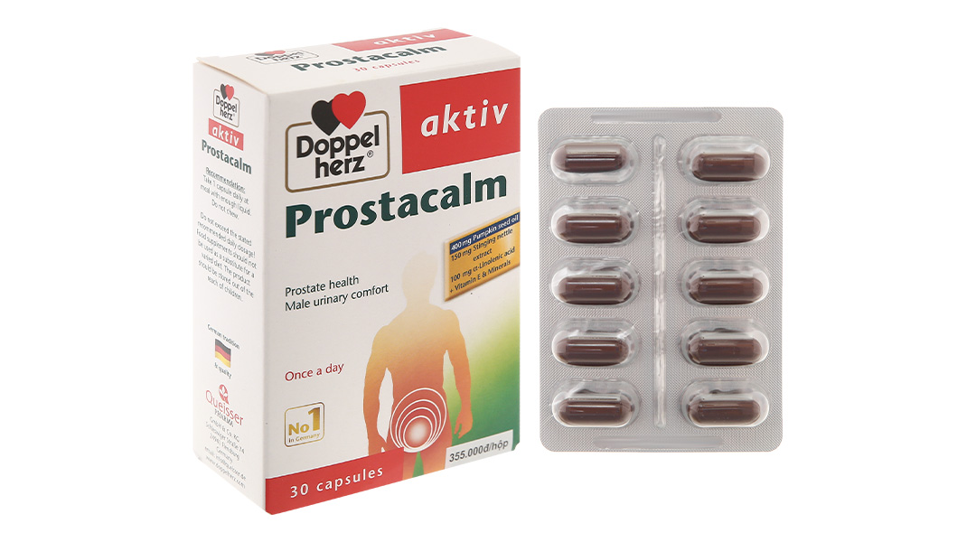 Doppelherz Aktiv Prostacalm hộp 30 viên - 12/2025 | nhathuocankhang.com