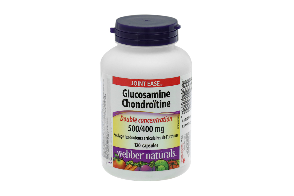 Webber Naturals Double Strength Glucosamine Chondroitin 500/400Mg C ...