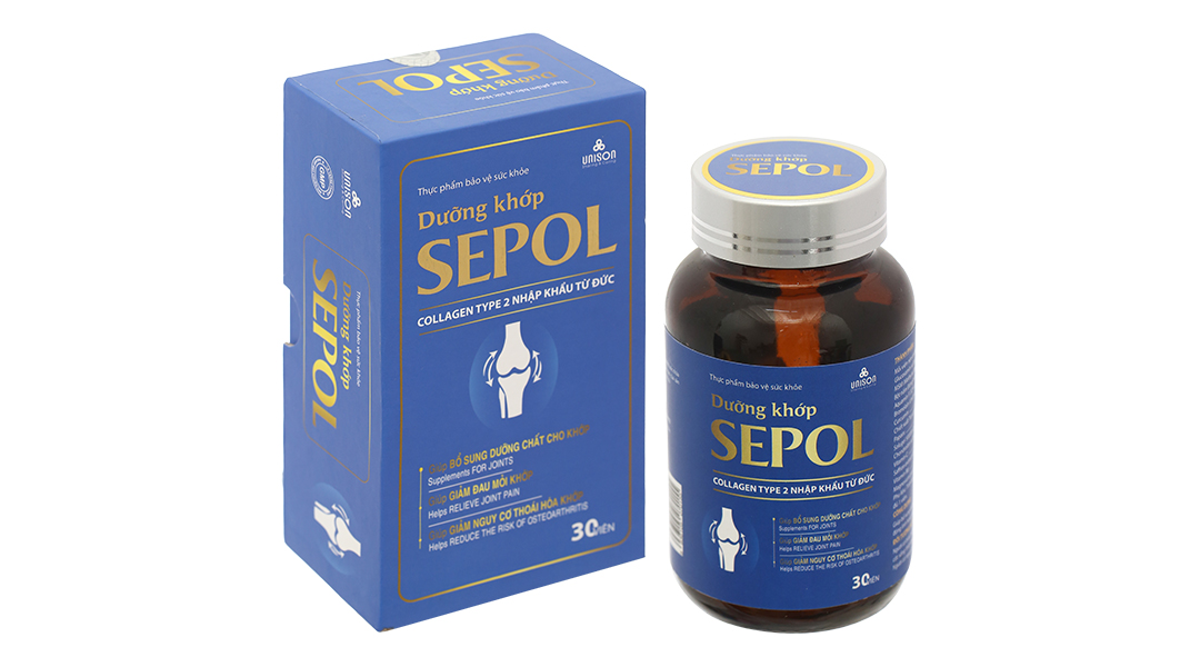 Thực phẩm bảo vệ sức khỏe Dưỡng Khớp Sepol hộp 30 viên - 10/2025 ...