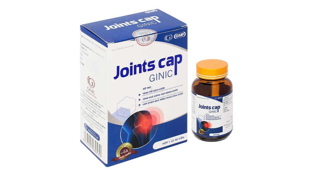 Thực phẩm bảo vệ sức khỏe Joints Cap Ginic hộp 30 viên - 08/2025 ...