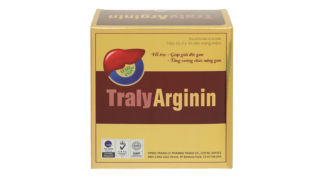 Traly Arginin hộp 100 viên - 08/2025 | nhathuocankhang.com