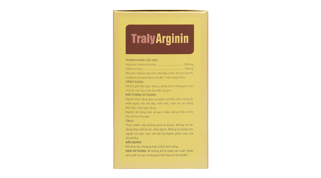 Traly Arginin hộp 100 viên - 08/2025 | nhathuocankhang.com