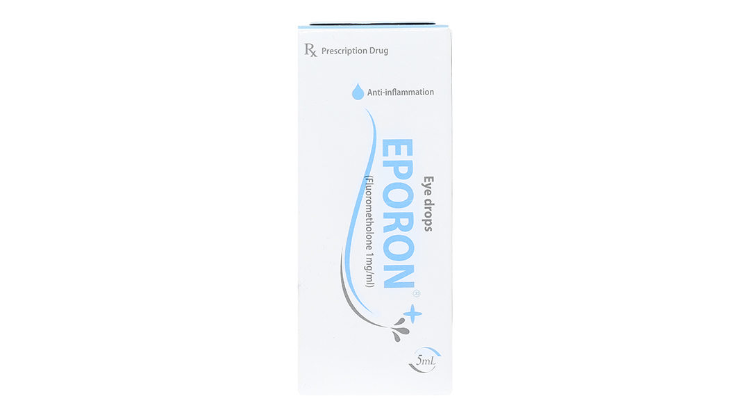 Hỗn dịch nhỏ mắt Eporon Eye Drops 1mg/ml trị viêm mí mắt, viêm kết mạc ...