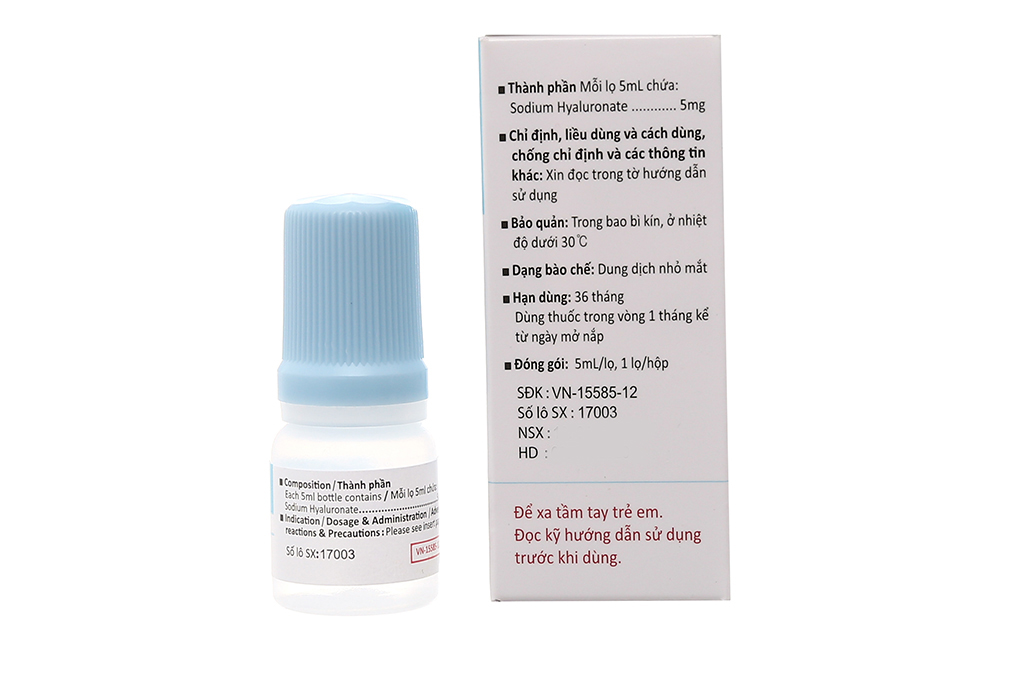 Thuốc nhỏ mắt Hameron 5mg giảm khô mắt lọ 5ml - 04/2026 ...