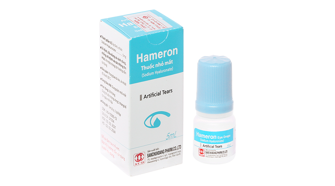 Thuốc nhỏ mắt Hameron 5mg giảm khô mắt lọ 5ml - 04/2026 ...