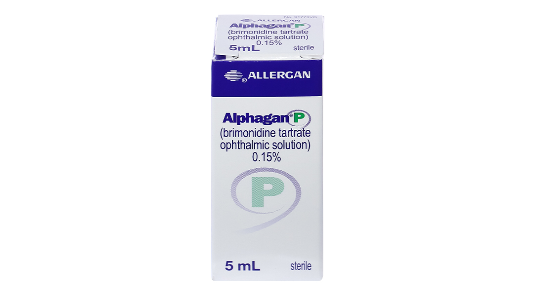 Dung dịch nhỏ mắt Alphagan P 0.15% điều trị tăng nhãn áp lọ 5ml - 10/ ...