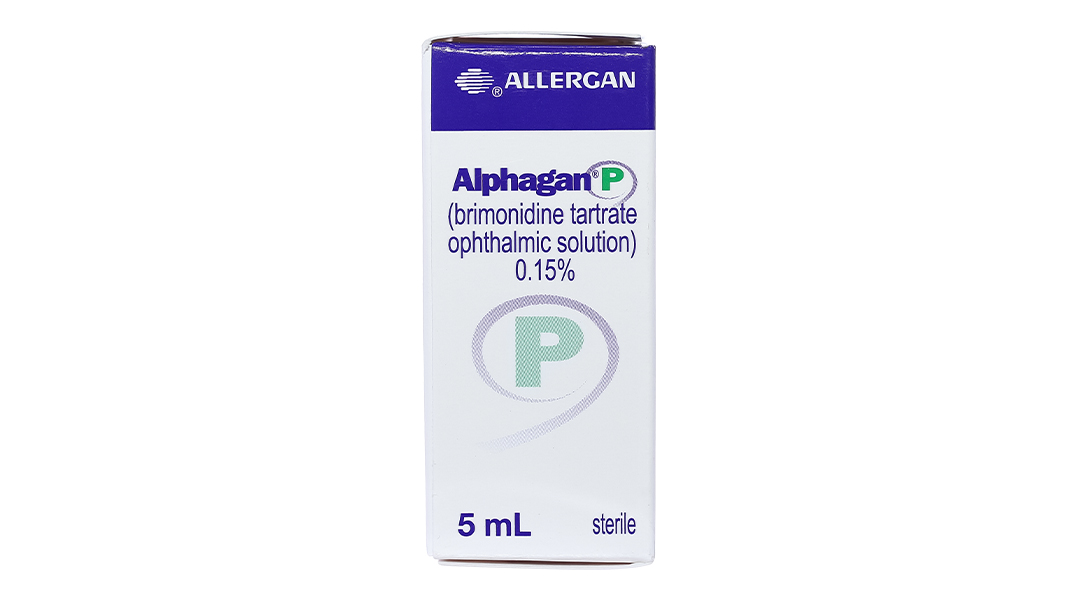 Dung dịch nhỏ mắt Alphagan P 0.15% điều trị tăng nhãn áp lọ 5ml - 12/ ...