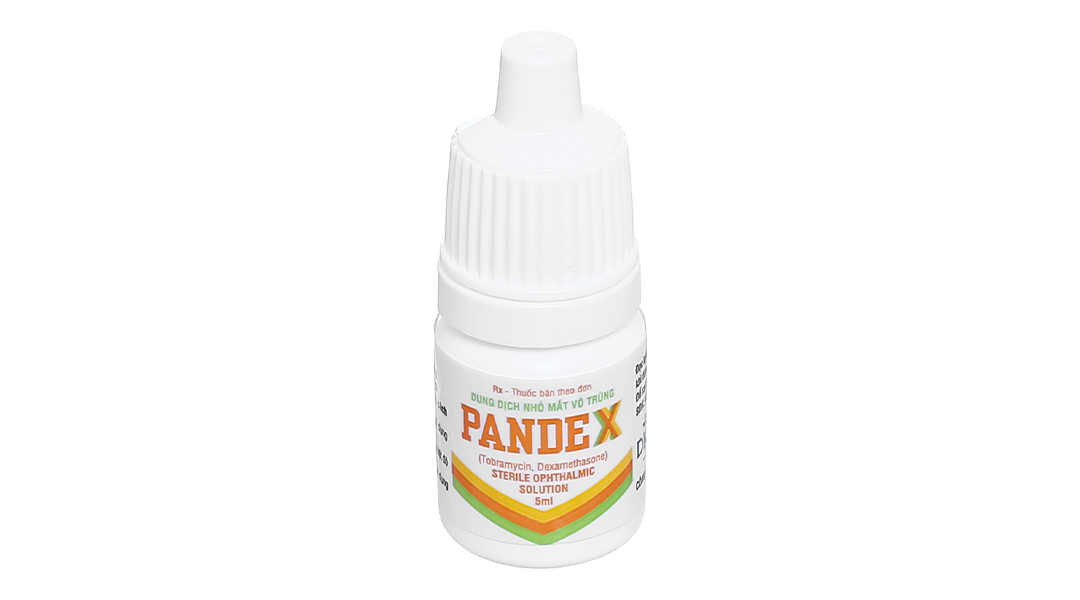 Dung dịch nhỏ mắt Pandex trị viêm kết mạc, viêm giác mạc lọ 5ml - 12/ ...
