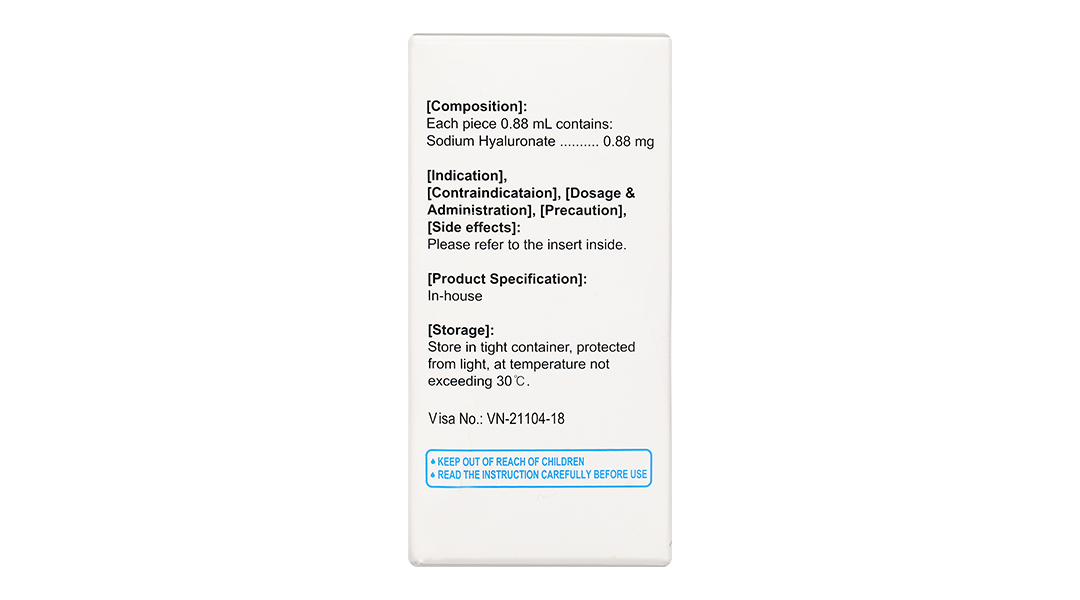 Thuốc nhỏ mắt Hyaluron Eye Drops 0.1% trị tổn thương giác mạc và kết ...