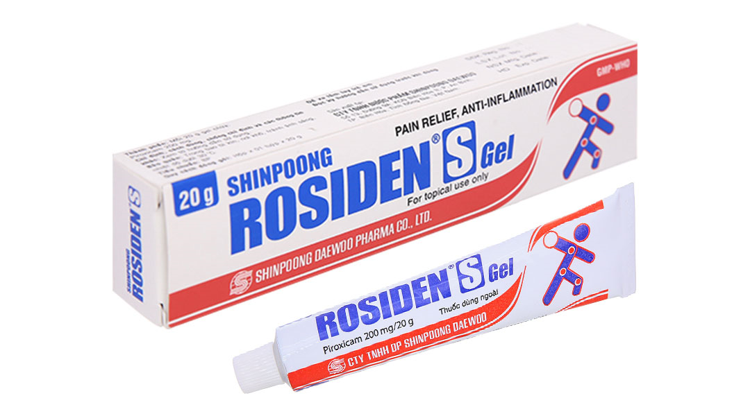 Rosiden S Gel 200mg/20g giảm đau, kháng viêm tuýp 20g - 08/2025 ...
