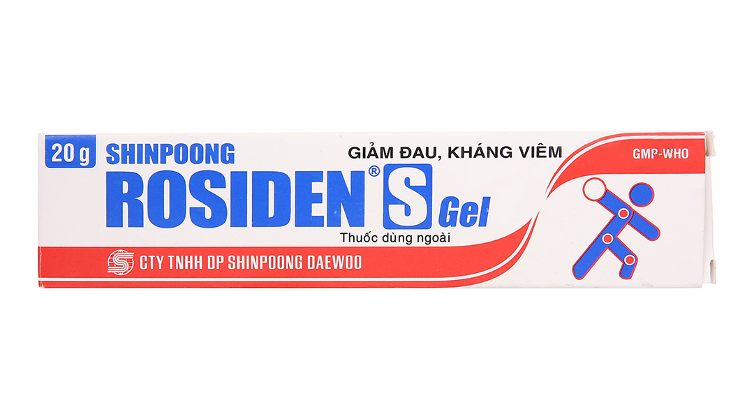 Rosiden S Gel 200mg/20g giảm đau, kháng viêm tuýp 20g - 08/2025 ...